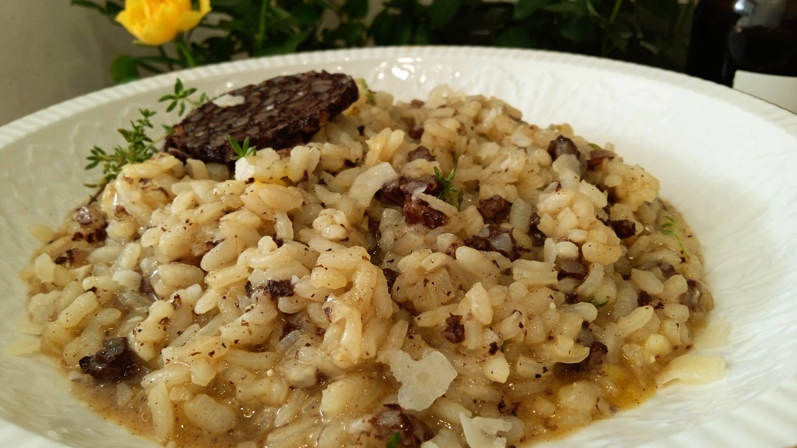 Arroz cremoso con morcilla de Burgos RÁPIDO Y FÁCIL - OK-Recetas
