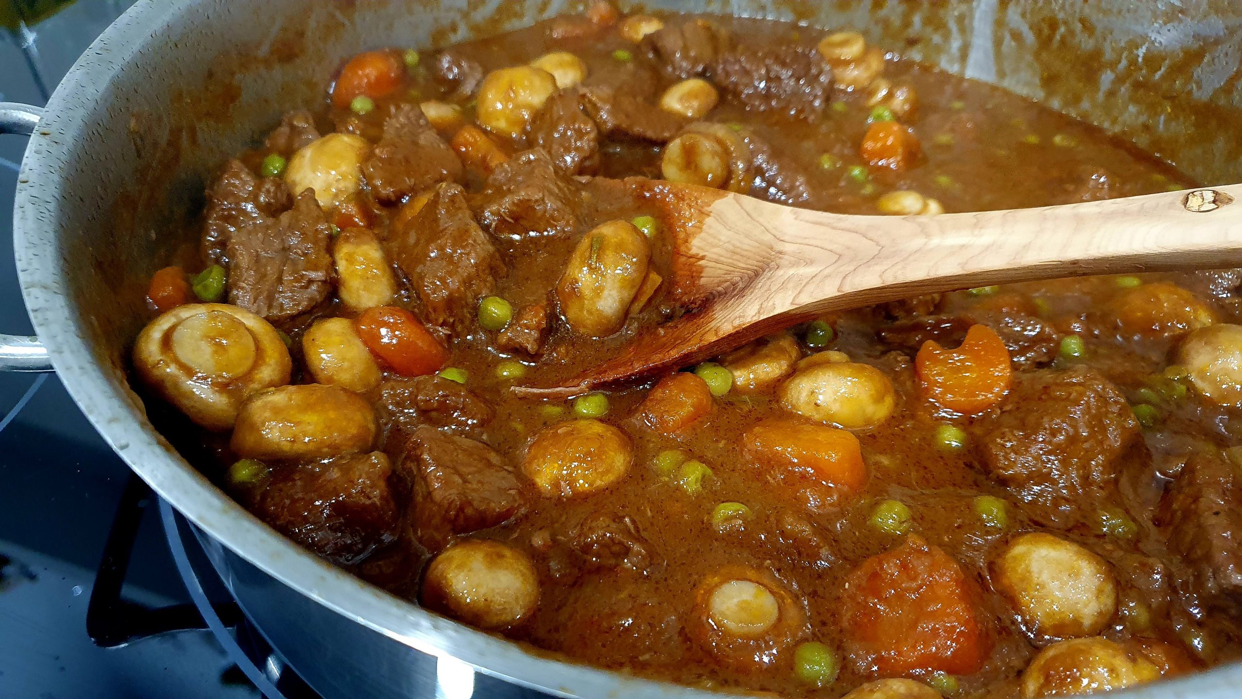 Estofado de ternera y champiñones - OK-Recetas